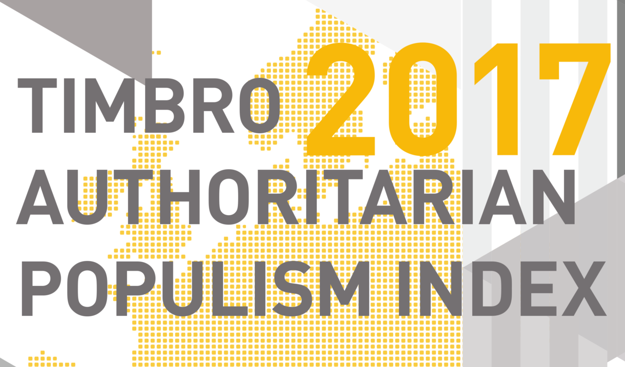 Timbro Authoritarian Populism Index 2017